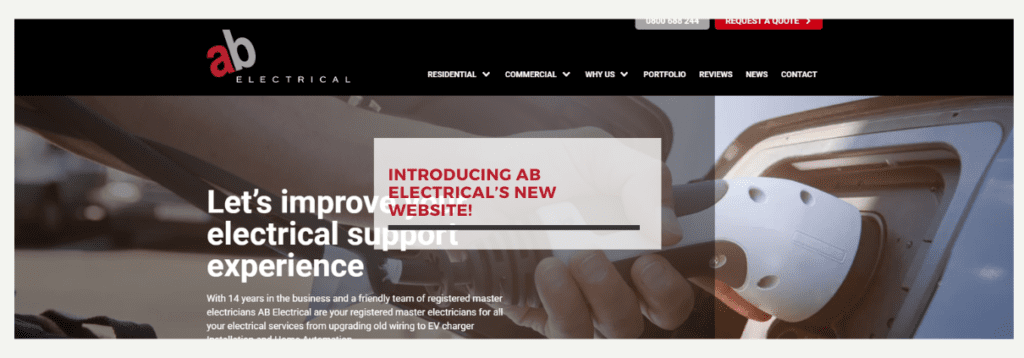 Introducing AB Electrical’s New Website! | AB Electrical